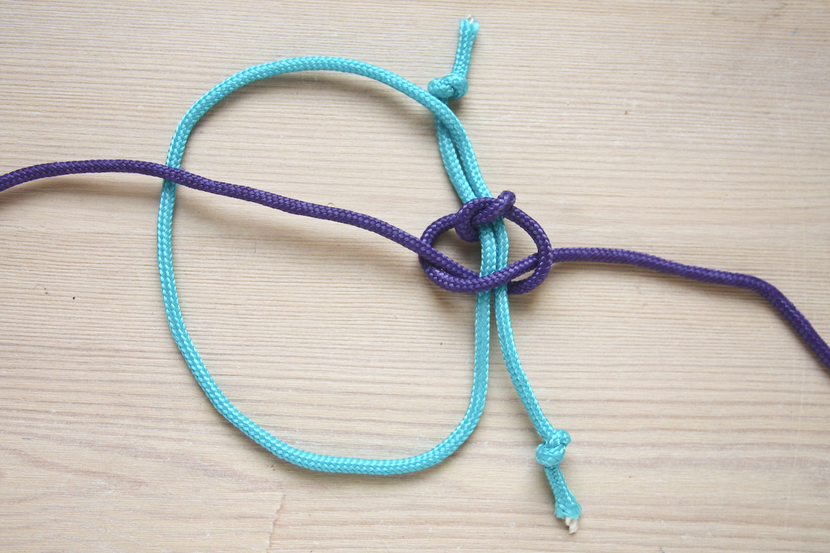 How to make a Square Sliding Knot